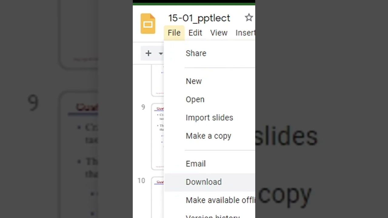 Turn Google Slides into PowerPoint