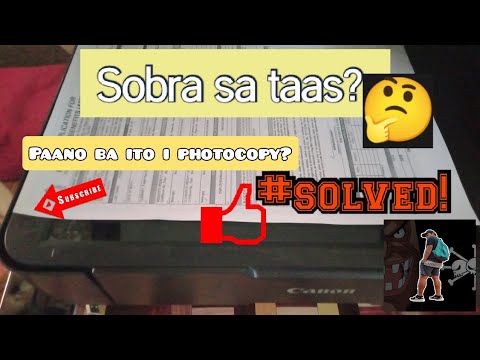 HOW TO PHOTOCOPY LONG SIZED BOND PAPER IN A4 SIZED PRINTER? Made easy by the camscanner application!