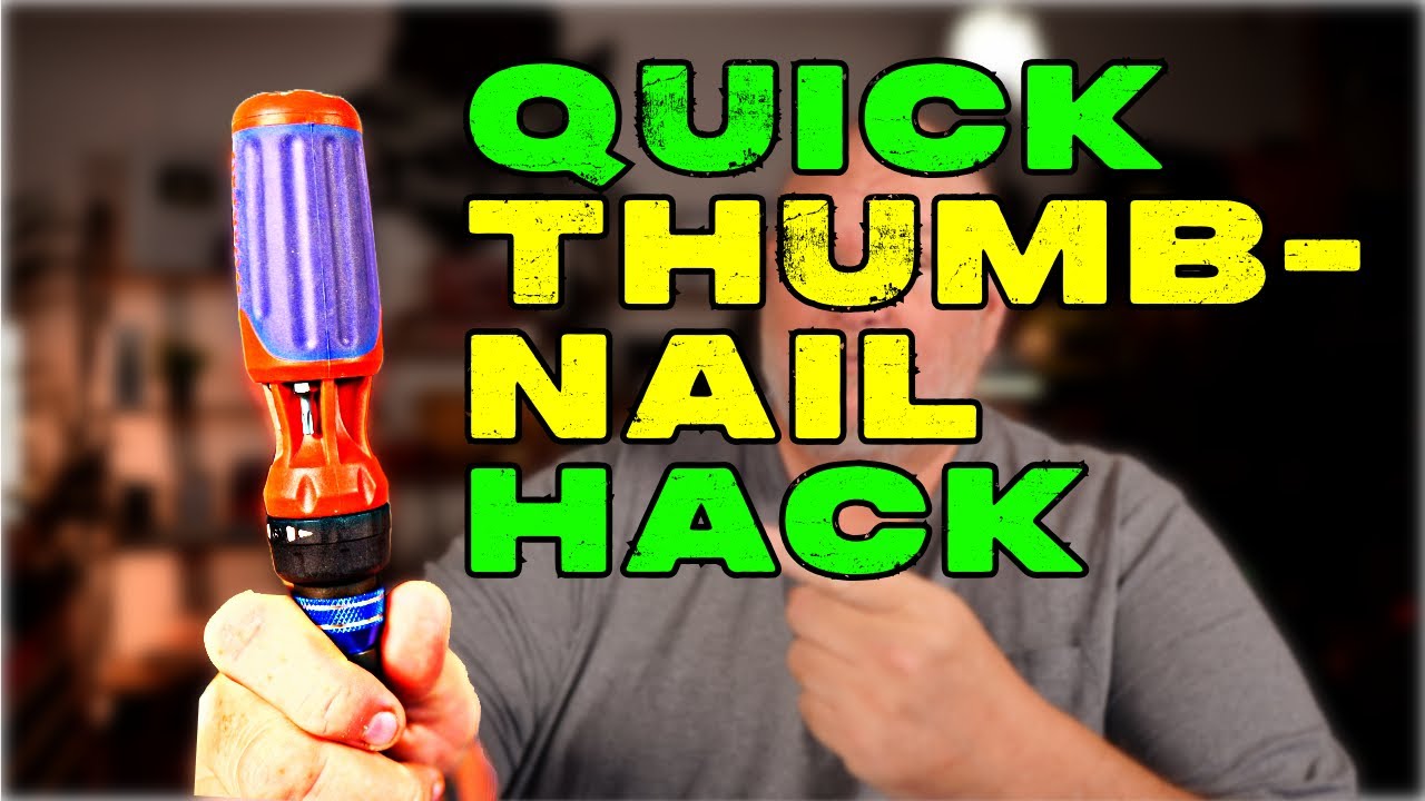 Quick Hack for Easy Professional Thumbnails!