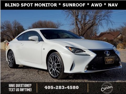 2017 Lexus RC350 F-Sport For Sale - Stock # K4037