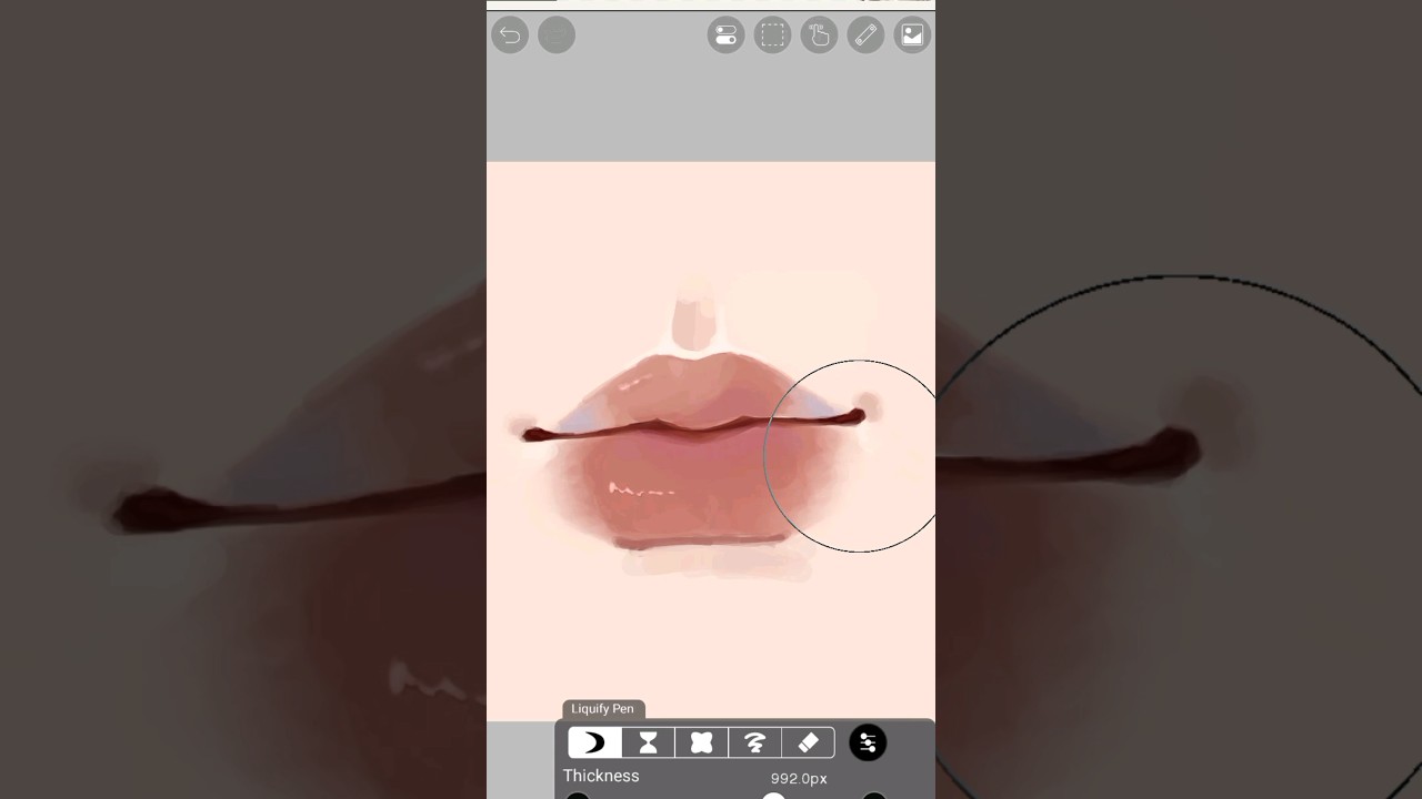 simple lips tutorial #ibispainting #art #artist #ibispaint #lips #tutorial #tutorialyoutube