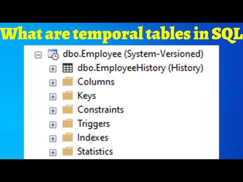 14 What are temporal tables in SQL | How to work with temporal tables in SQL