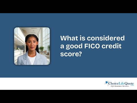 What is considered a good FICO credit score?