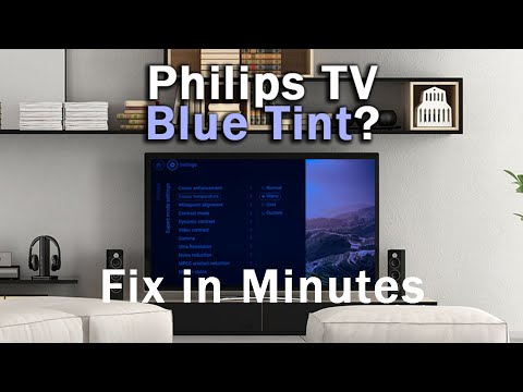 Philips TV Blue Screen Problem / Blue Tint Fix! Do THIS...