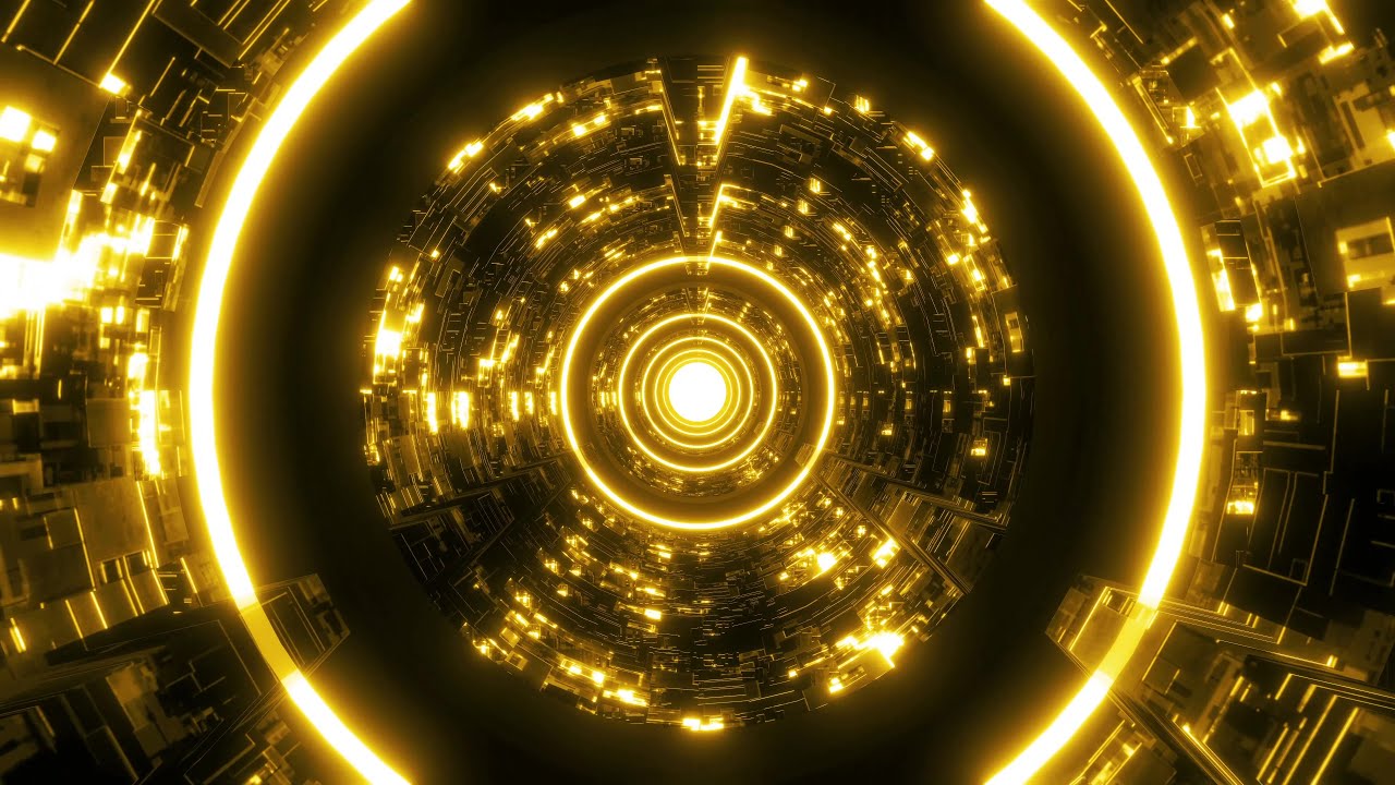Sci fi Abstract Futuristic Dimensional wrap tunnel 3d Endless Loop Animated Background