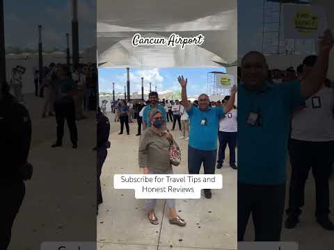 Finding our Transportation Service at the Cancun Airport #cancun #airport #travel