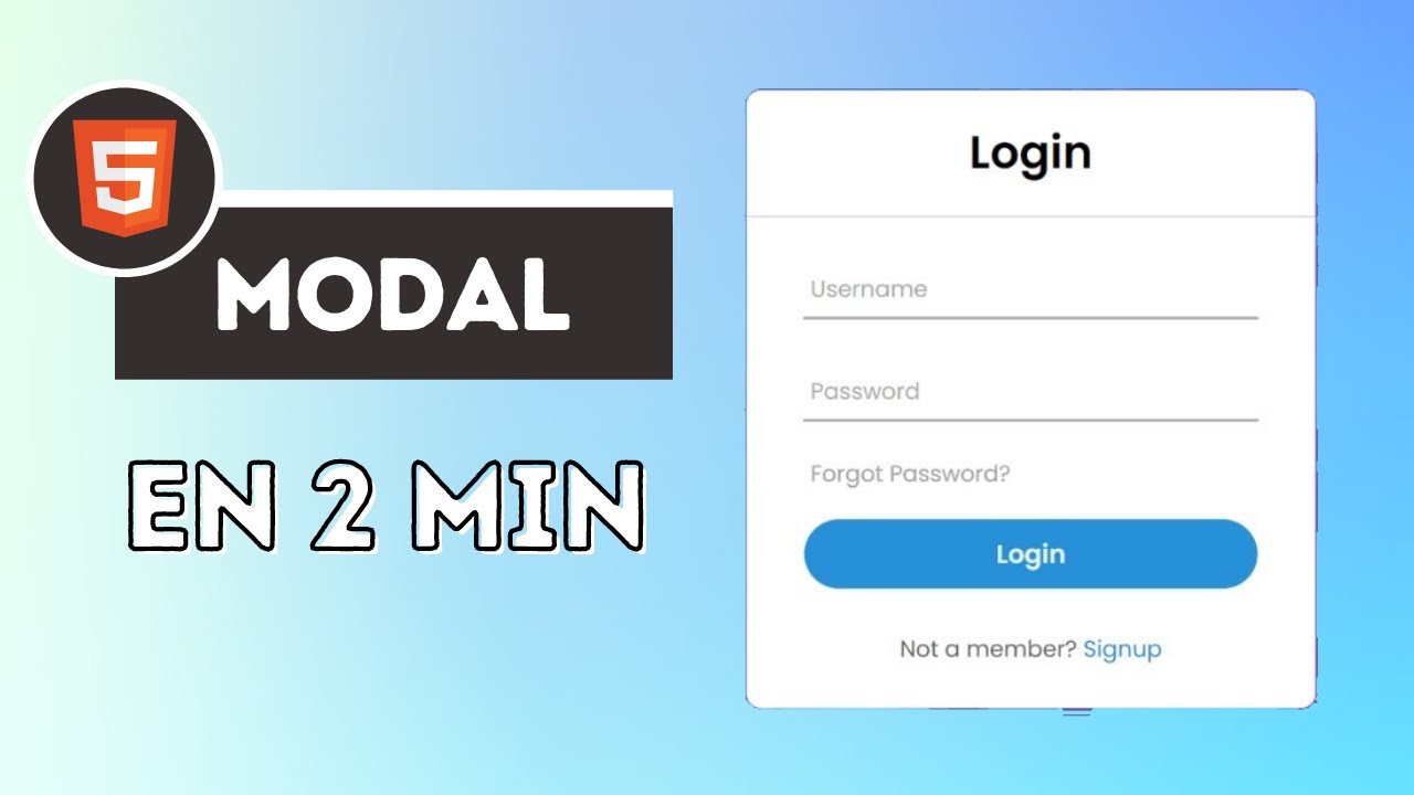 Crea una Ventana Modal (PopUp) con HTML