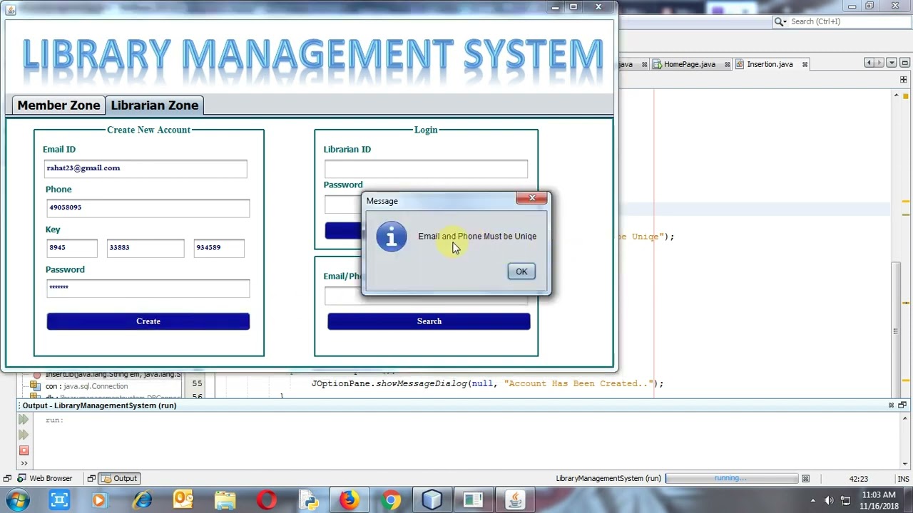 Library Management | Video 4 | Java Applets