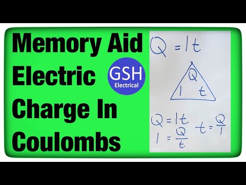 What is the Formula for Electric Charge in Coulombs 🤔 This Trick Will Help you Remember...