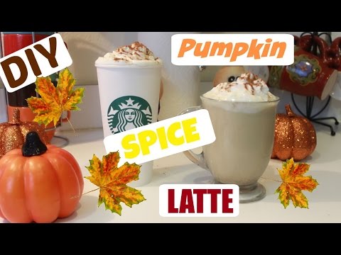 DIY Pumpkin Spice Latte ! Starbucks Fall Drink !
