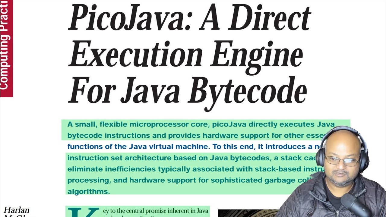 Read a paper: PicoJava - A Direct Execution Engine For Java Bytecode