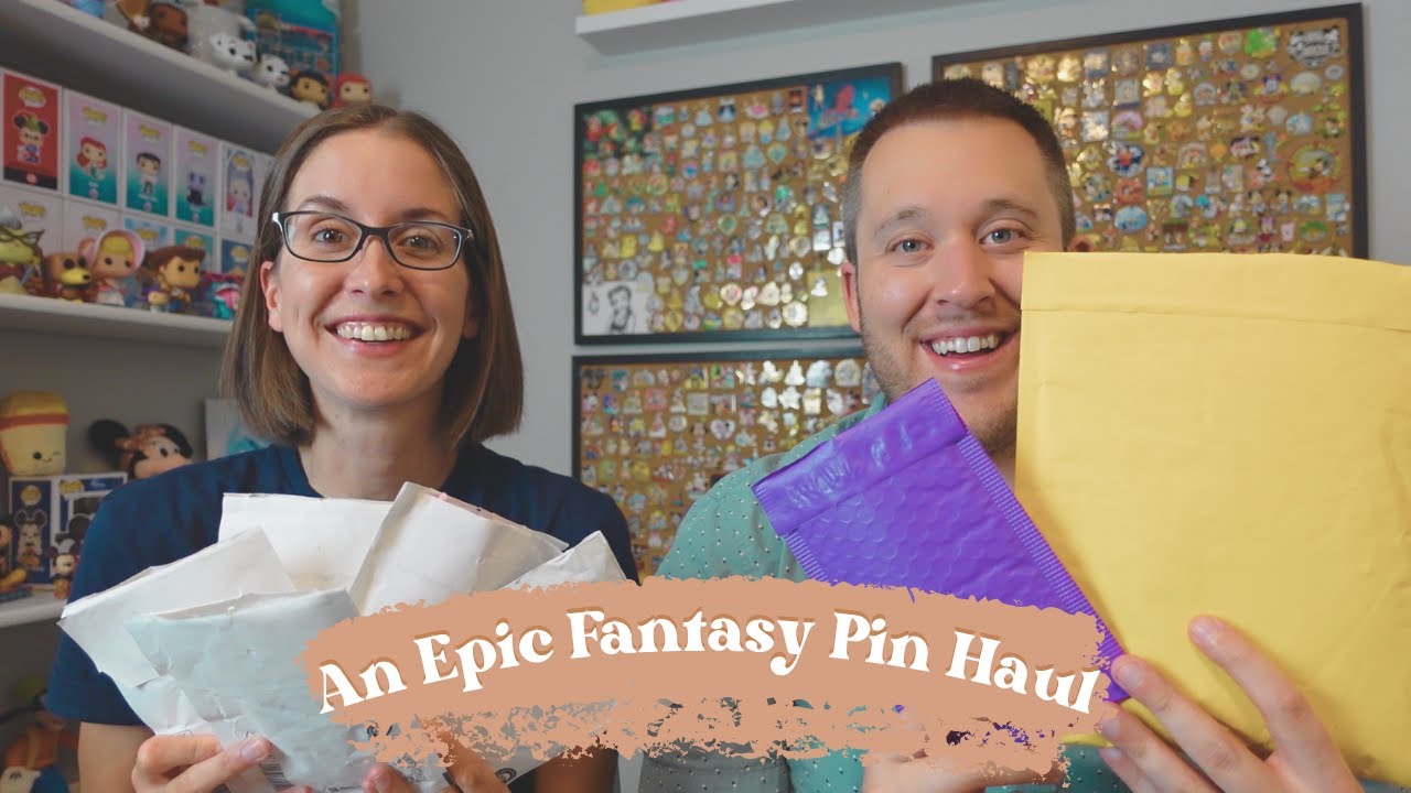 HUGE Fantasy Pin Haul | Etsy Small Shops | Disney Pin Love