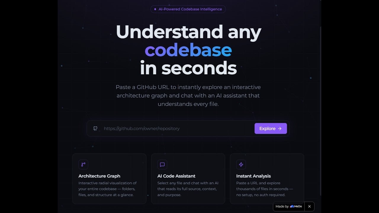 CodeArchaeo - Visualize & Understand Code #BuildWithMedo