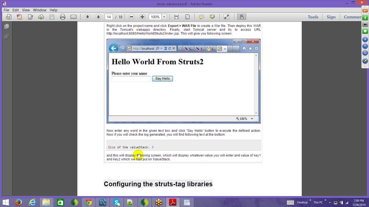 Struts Advanced Session 2