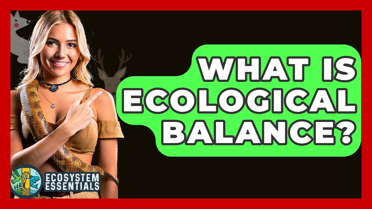 What Is Ecological Balance? - Ecosystem Essentials
