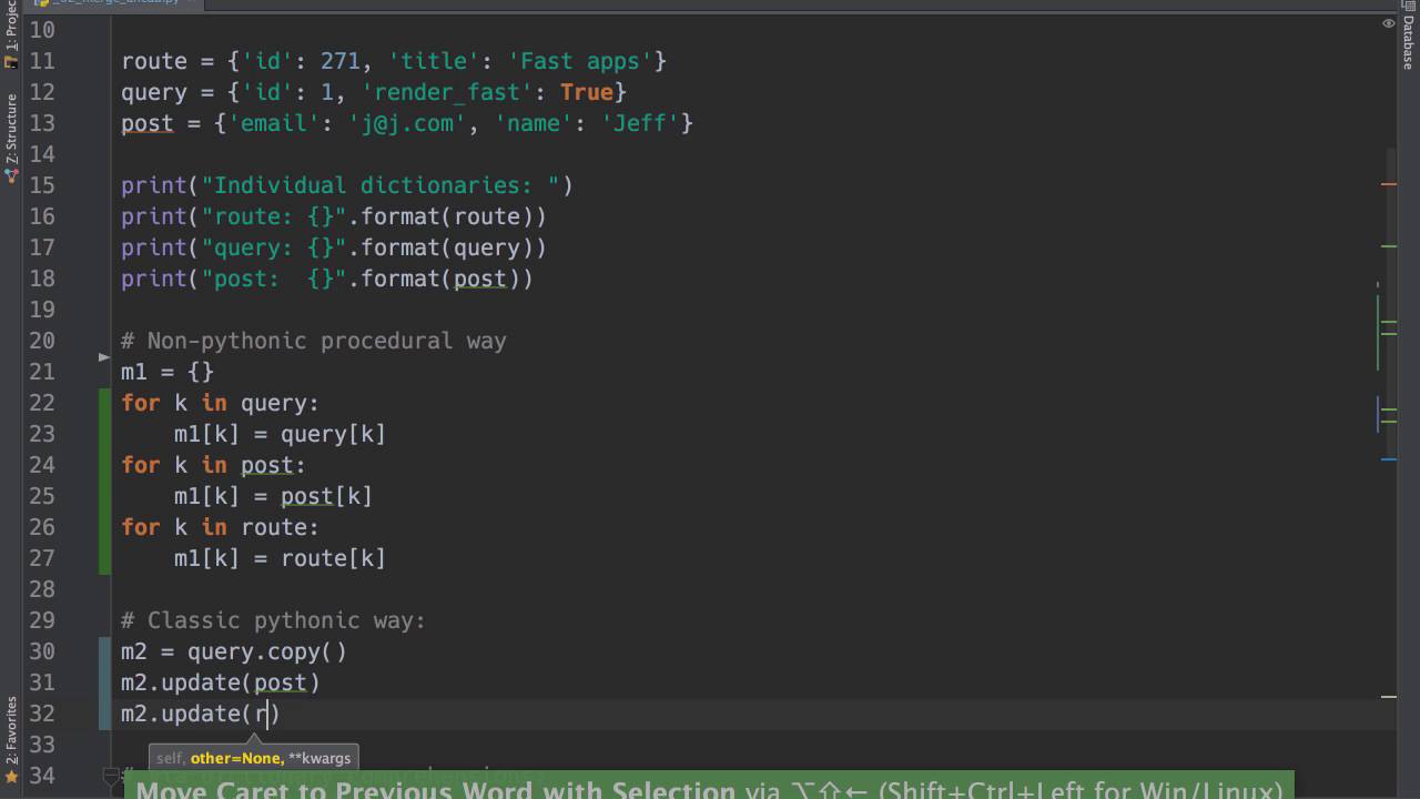 Pythonic code: Tip #3 Merging dictionaries cleanly in Python