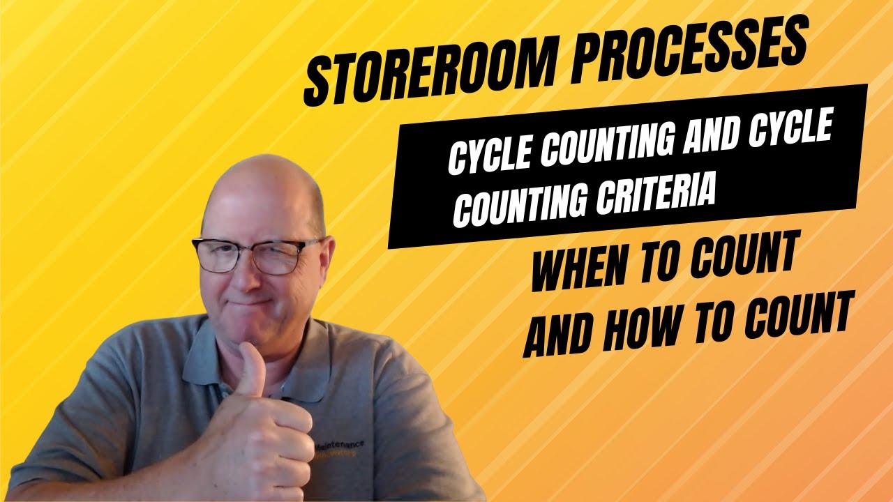 Cycle Counting And Cycle Counting Criteria Maintenance Innovators