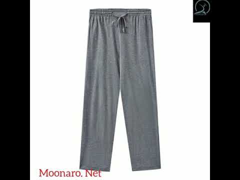 Casual Sleep Bottoms Plaid Sleepwear Pants Pajamas for Male Homewear