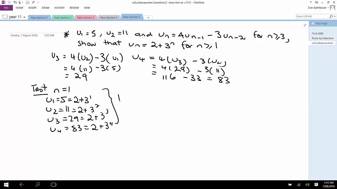 Induction Example 6 Recursive