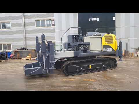 Silent Pile Driver on SH120-7 / Export to Japan