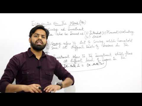 (94) EX-ANTE SAVINGS/INVESTMENTS, EX-POST SAVING/INVESTMENTS (MACROECONOMICS XII)