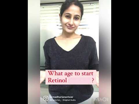 What age to start Retinol |Always apply Retinol at night#shorts