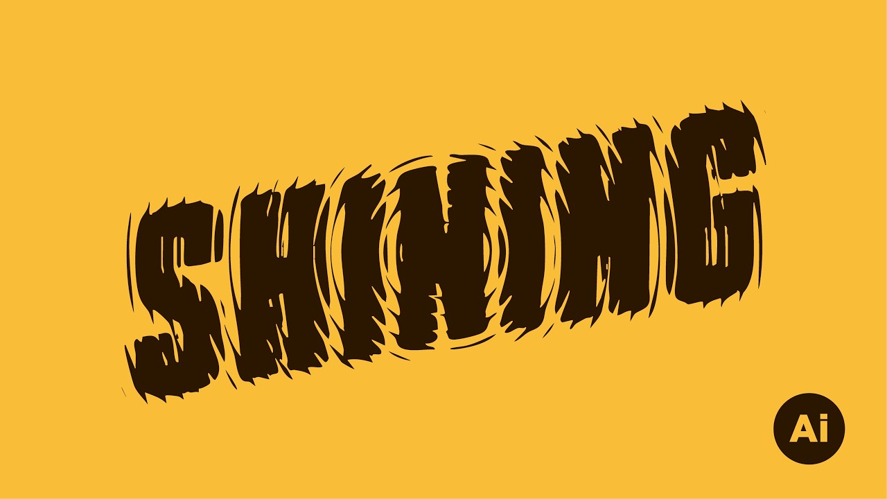 Illustrator Under 5 Minute Text Effect: Ripple Text