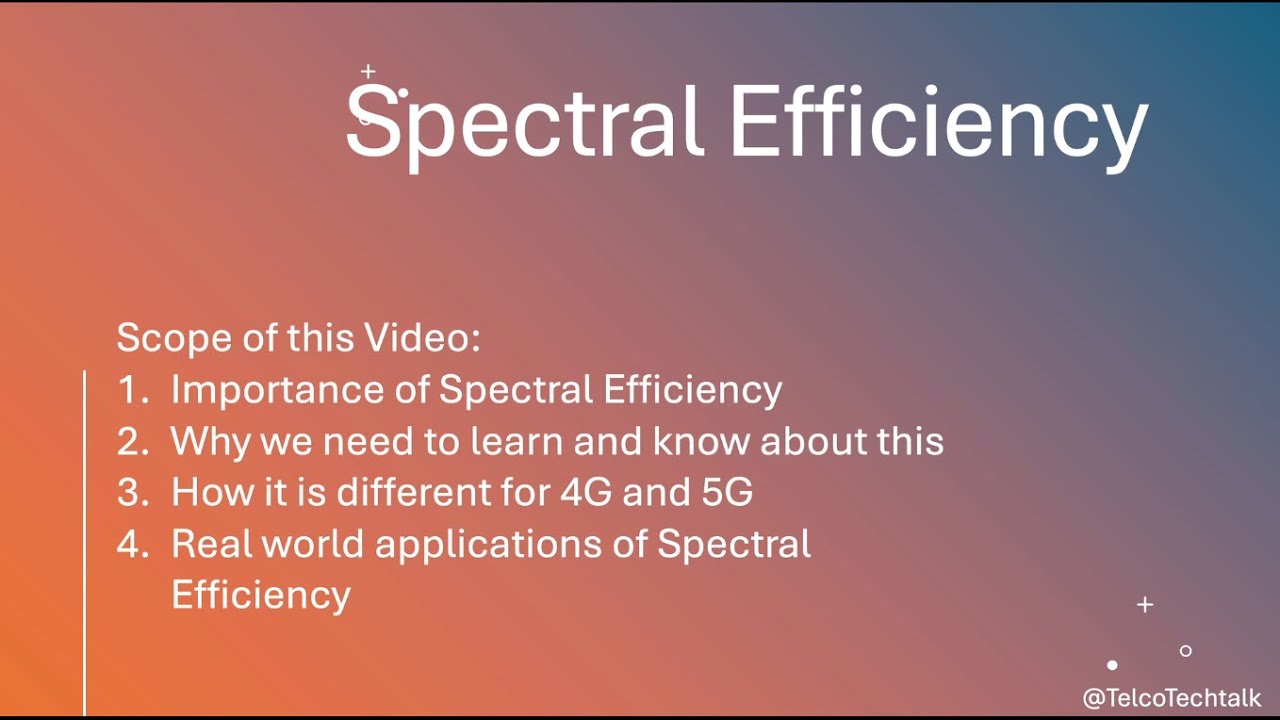 Spectral Efficiency Part1