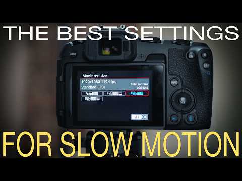 Canon R8: Slow motion settings (5803C003)