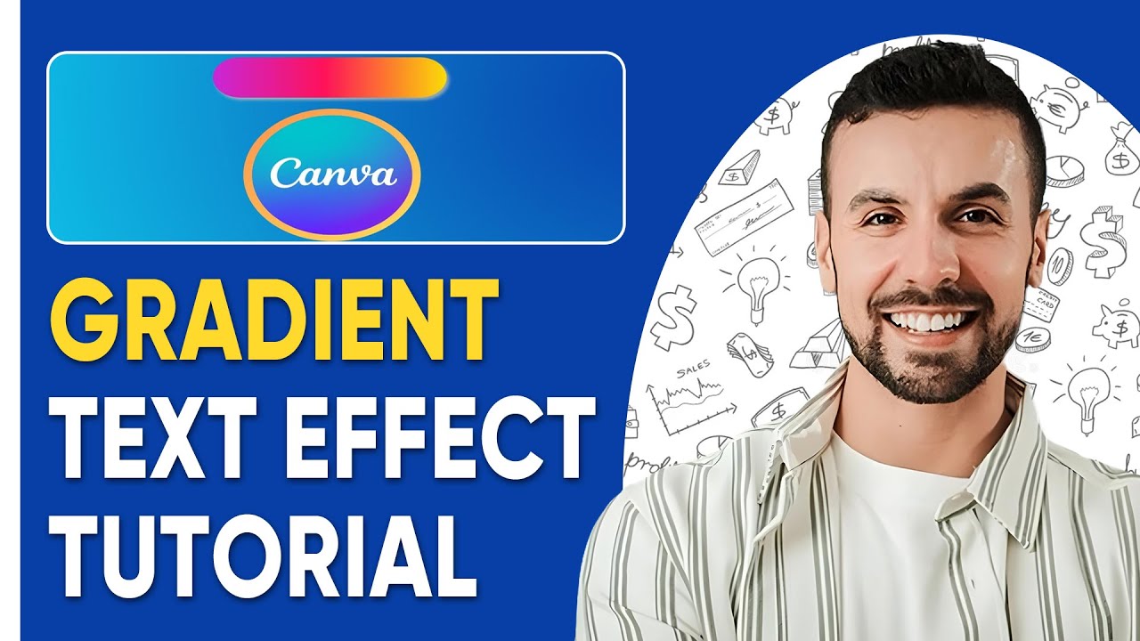 Canva Gradient Text Effect  - 2025 (Tutorial)