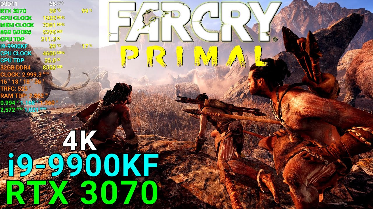 Far Cry Primal: RTX 3070 - 4K
