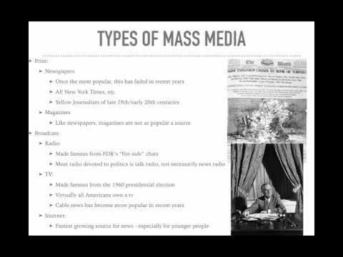 AP Gov Review #21: The Functions And Structures of New Medis
