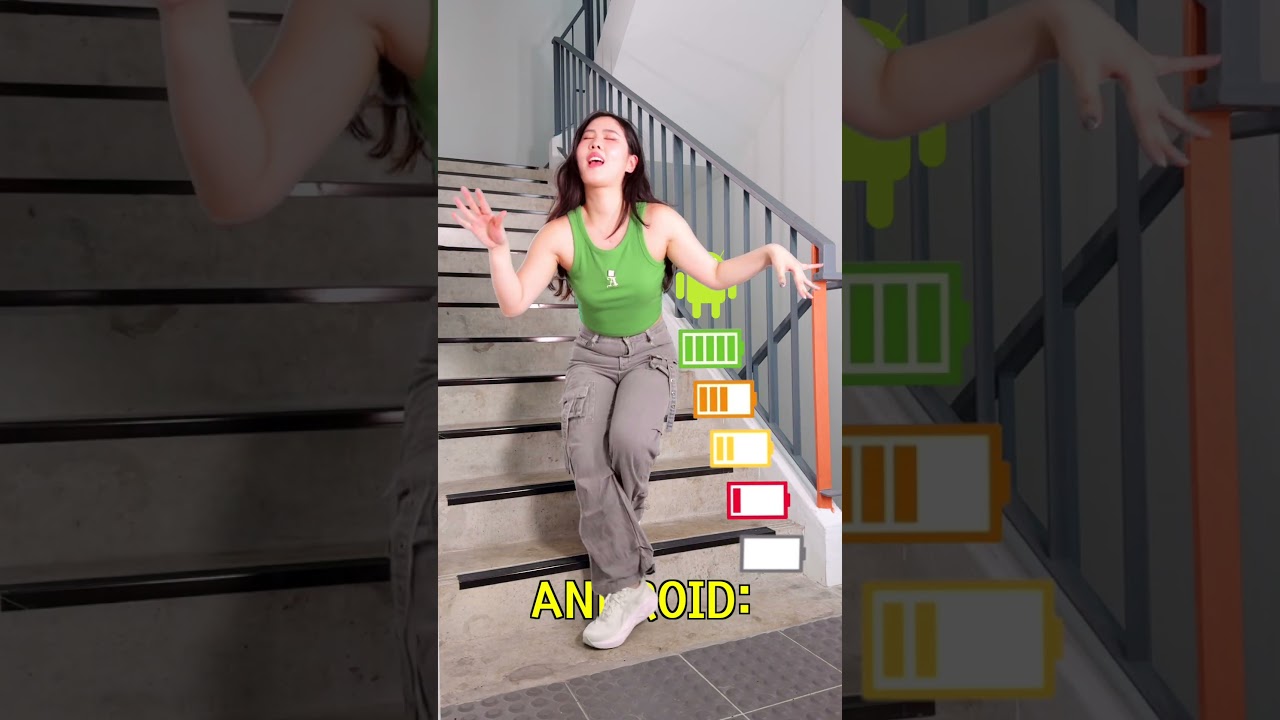 iPhone Battery Life VS Android 🤖 IB: @uespiiiiii