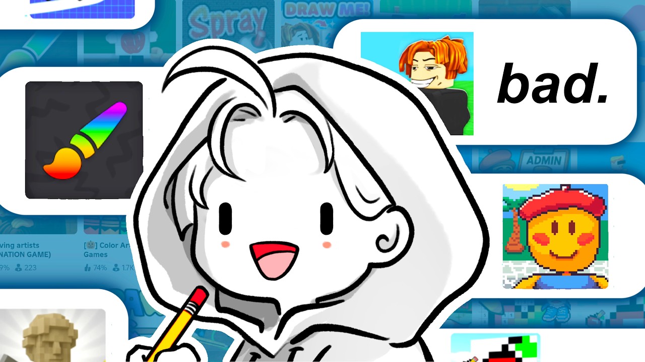 I Tried EVERY Roblox Art Game