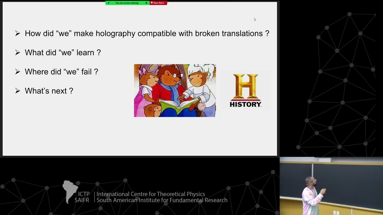 Matteo Baggioli - Holography with broken spacetime symmetries and its transition into adulthood