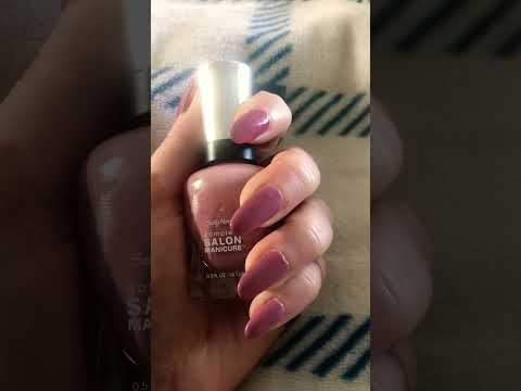 Mauve Natural Nail #naturalnails #naillove #longnaturalnails #canadatravel #india #lifeincanada