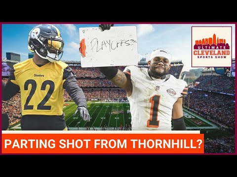 Did Juan Thornhill take a SHOT at the Cleveland Browns in his 1st interview w/ the Steelers?
