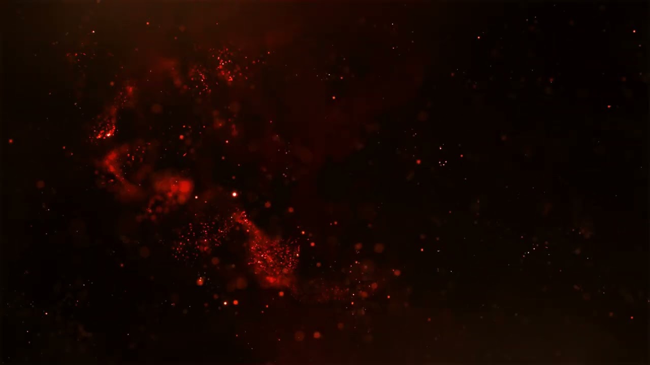 Realistic Fire Particle Green Screen Overlay