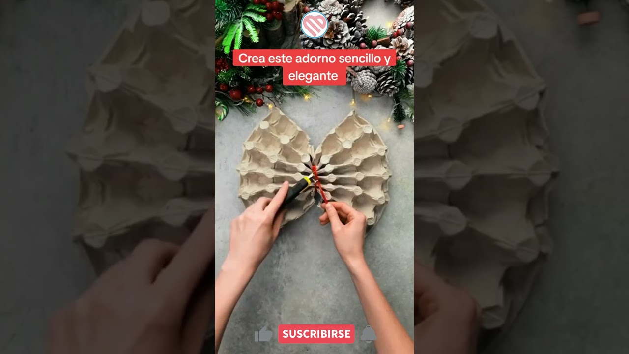 Manualidades Navideñas #1 ¡Aprende a hacerlo en MINUTOs! #navidad