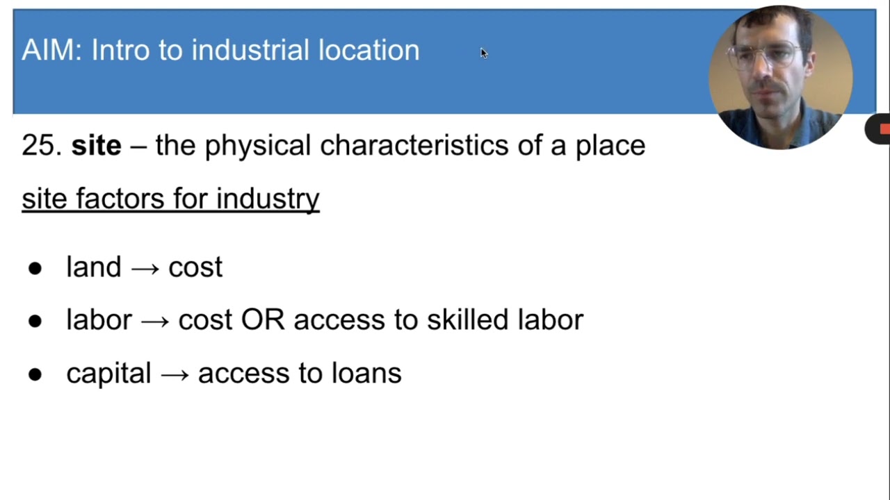 Intro to industrial location