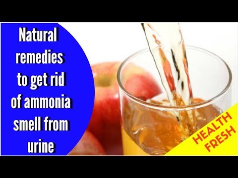 Natural remedies to get rid of ammonia smell from urine