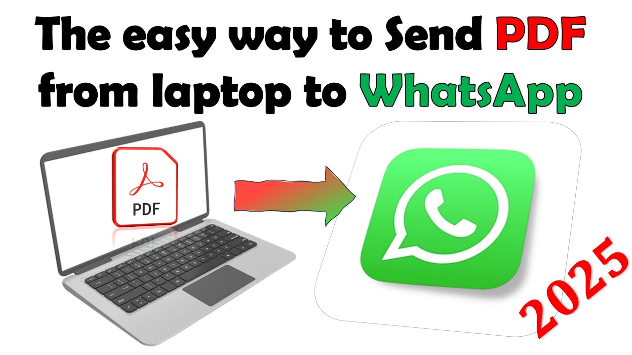 how to send pdf from laptop to phone whatsapp