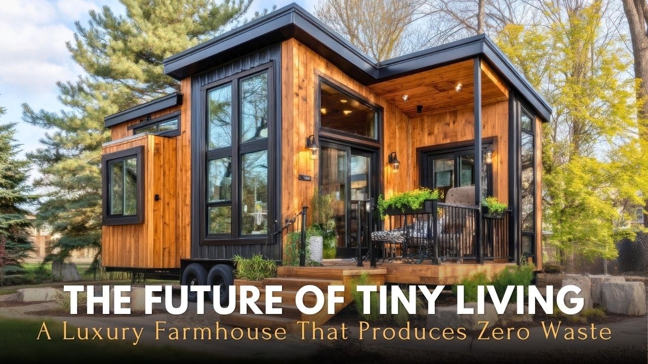 Luxury Modern Tiny Farmhouse: Zero-Waste Architecture and Sustainable High-End Living Solutions
