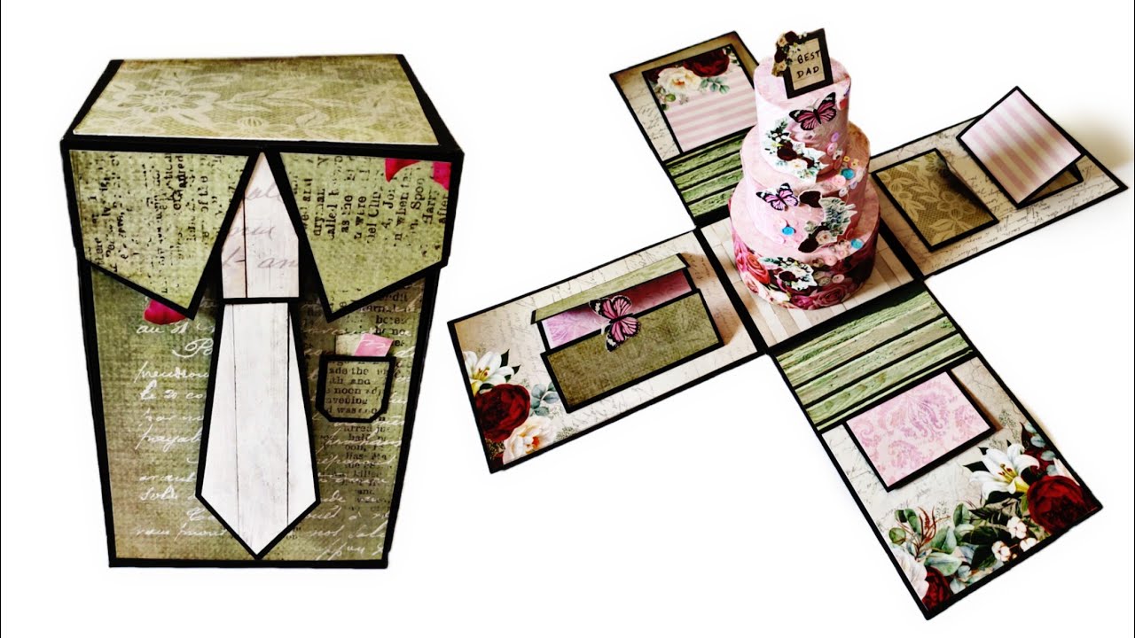 Explosion Box Tutorial | DIY Explosion Box for Father (Requested Video)