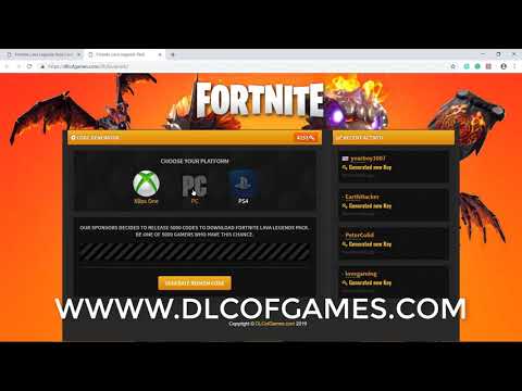 Fortnite Lava Legends Pack Code Free Download - Xbox ONE/PS4/PC