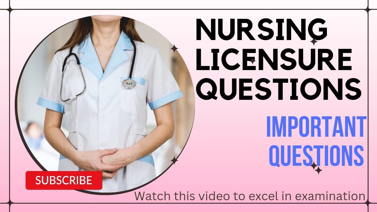 Nursing License Examination Model Questions[Part-4 ]