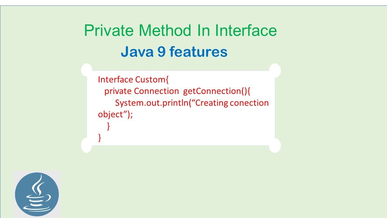 Private Method In Interface || java 9 features