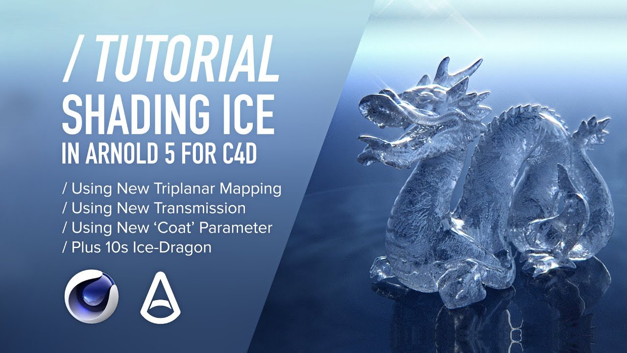C4D & Arnold TUTORIAL | Realistic Ice [Cinema 4D & Arnold Renderer]
