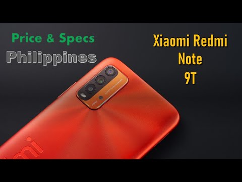 Xiaomi Redmi Note 9T Specs, Official Price in Philippines and Features