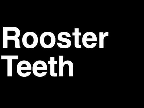 How to Pronounce Rooster Teeth YouTube Channel Partner Subscribers Money Videos Red VS Blue